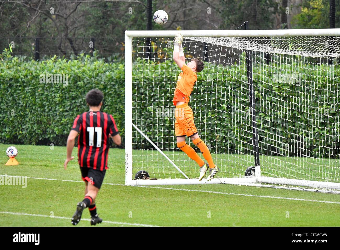 Landore, Swansea, Wales. 16 December 2023. Goalkeeper Kit Margetson of ...