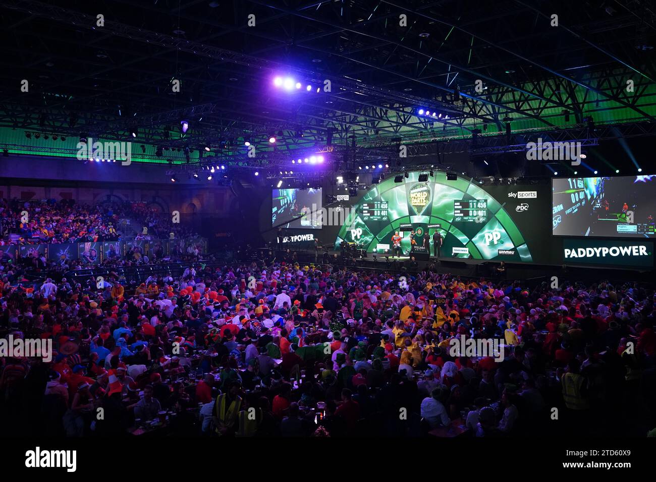 A general view of fans on day two of the Paddy Power World Darts ...
