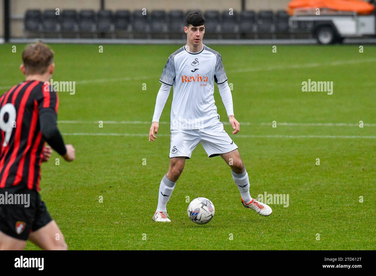 Landore, Swansea, Wales. 16 December 2023. Teodor Minchev of Swansea ...