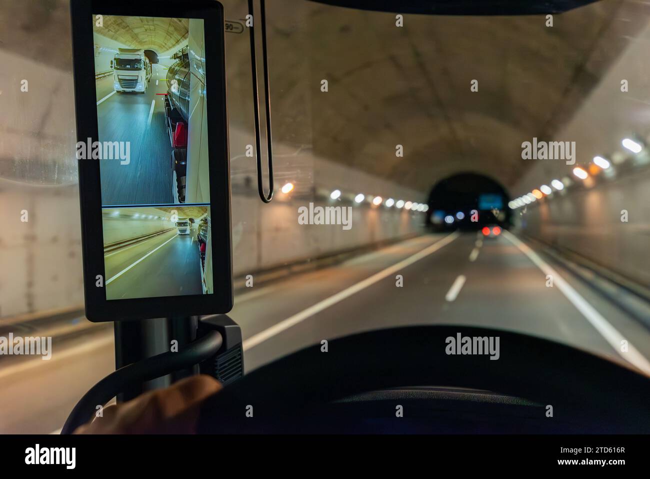 Inside truck cabin view hi-res stock photography and images - Alamy