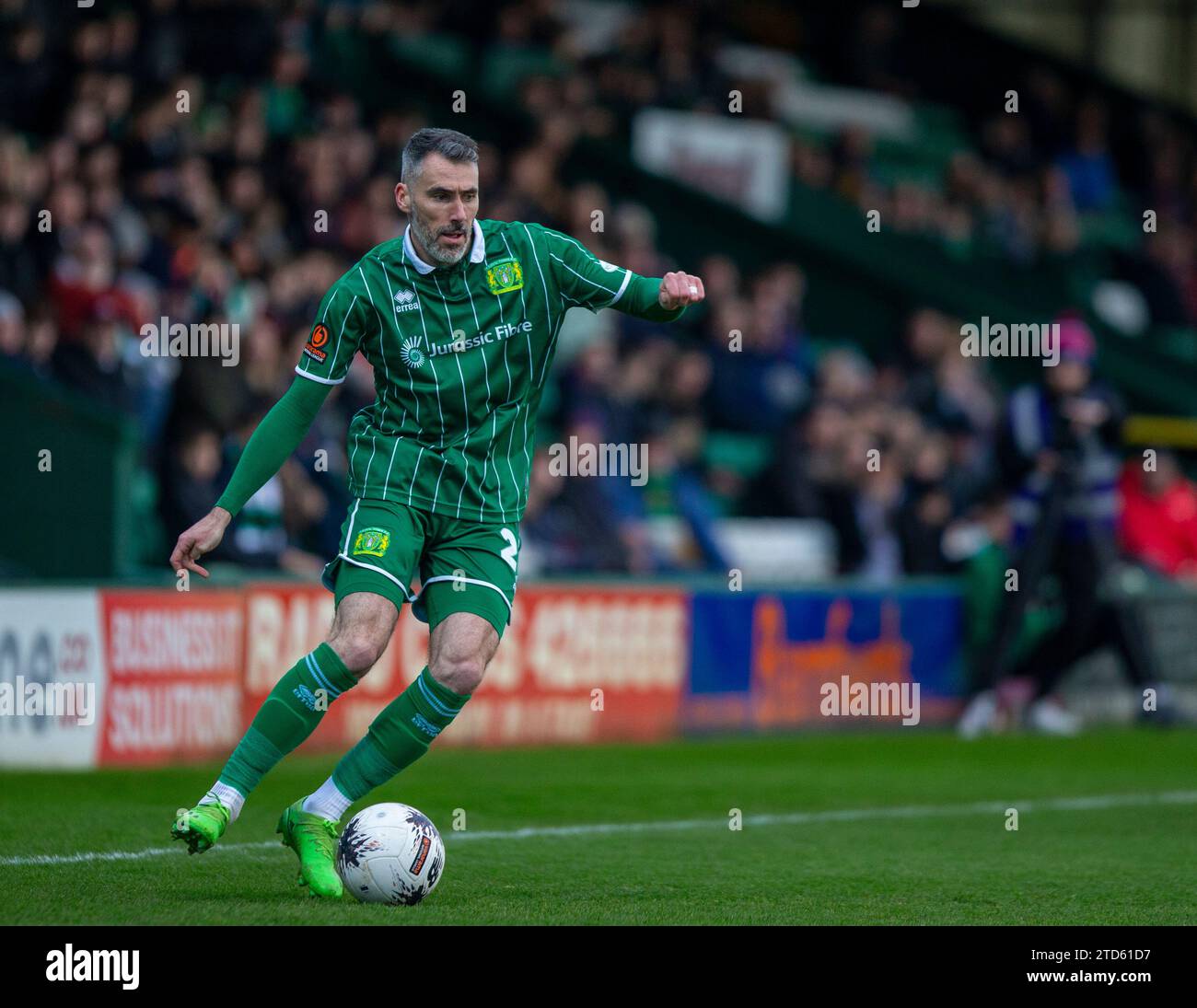 Micheal Smith of Yeovil Town during the National League South match at ...