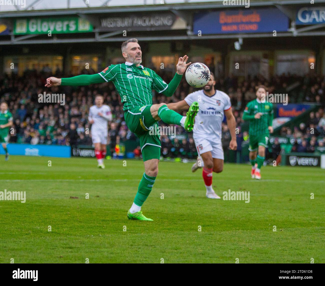 Micheal Smith of Yeovil Town during the National League South match at ...