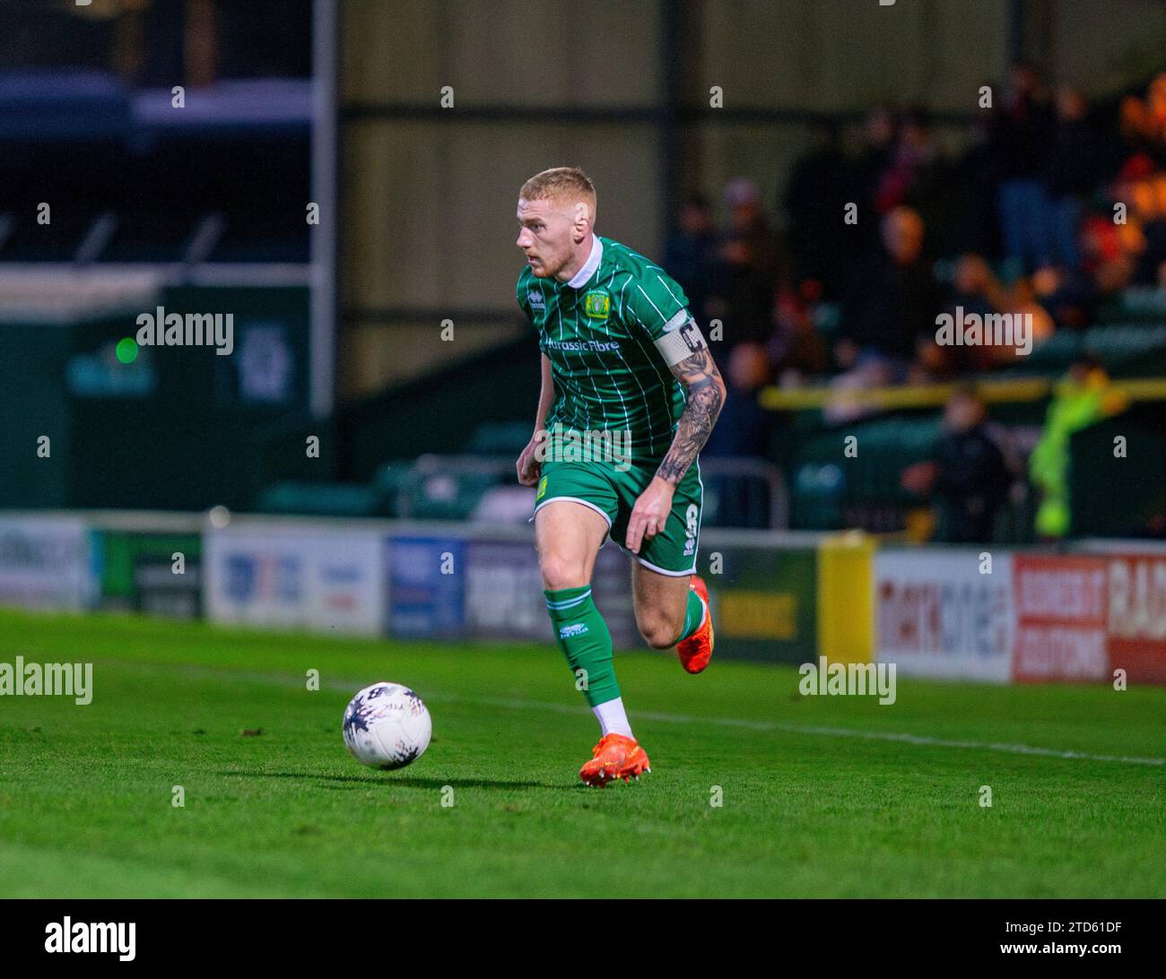 Matty Worthington of Yeovil Town during the National League South match ...