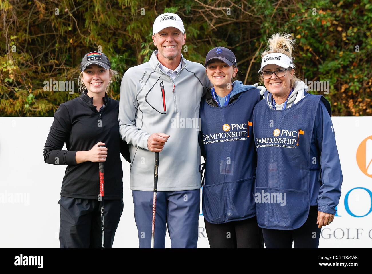 December 15, 2023: Steve Stricker, Izzy Stricker, and family during the ...