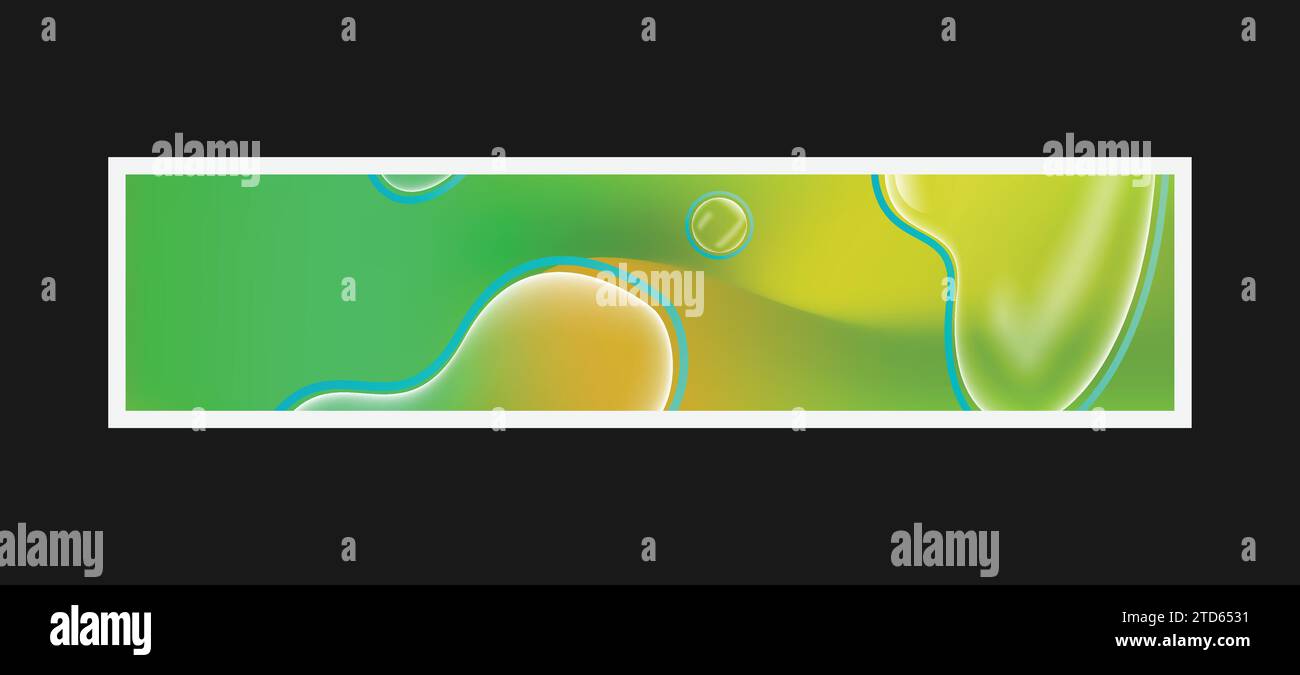 abstract bubble blur gradient horizontal banner cover Stock Vector ...