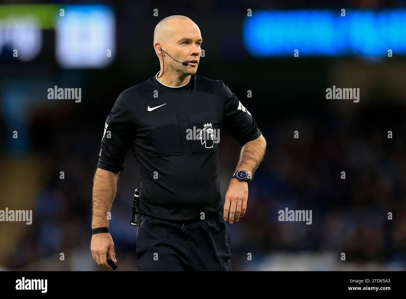 Manchester, United Kingdom. 16th Dec, 2023. referee Paul Tierney during ...