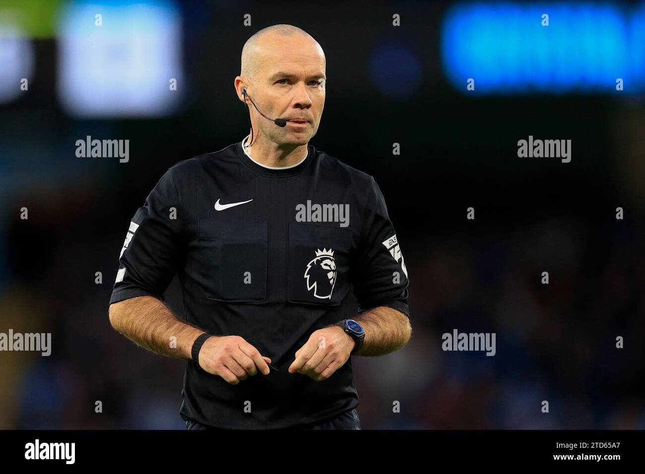 Manchester, United Kingdom. 16th Dec, 2023. referee Paul Tierney during ...