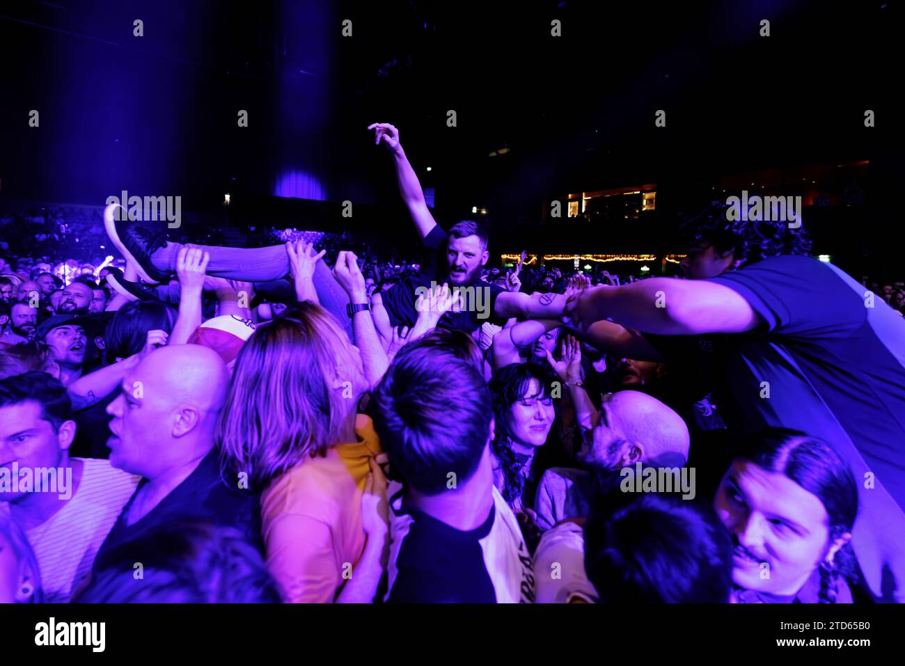 AMSTERDAM - The Dutch band John Coffey during a performance in AFAS Live. ANP MARCEL KRIJGSMAN ...