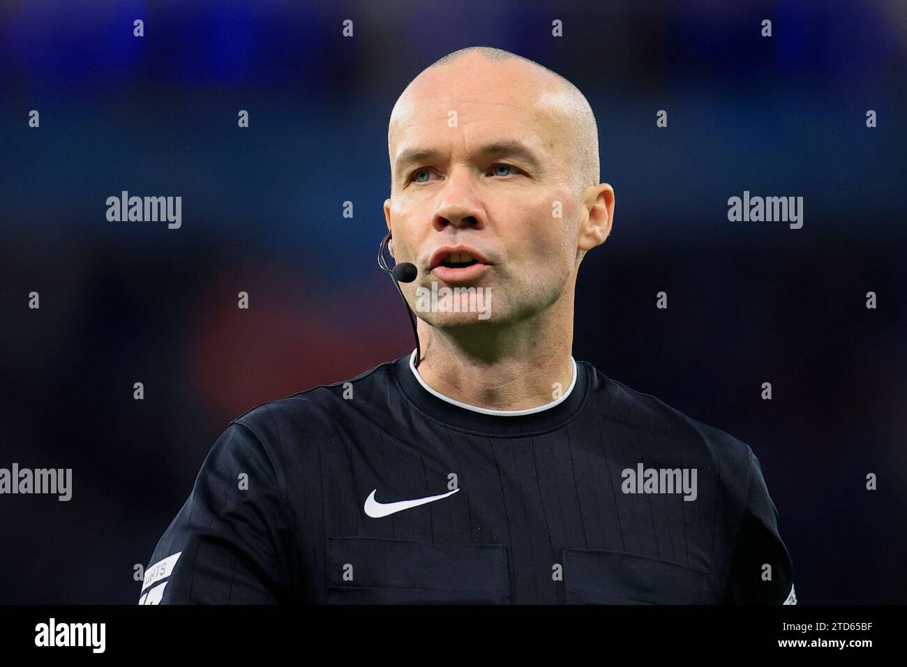 Manchester, United Kingdom. 16th Dec, 2023. referee Paul Tierney during ...