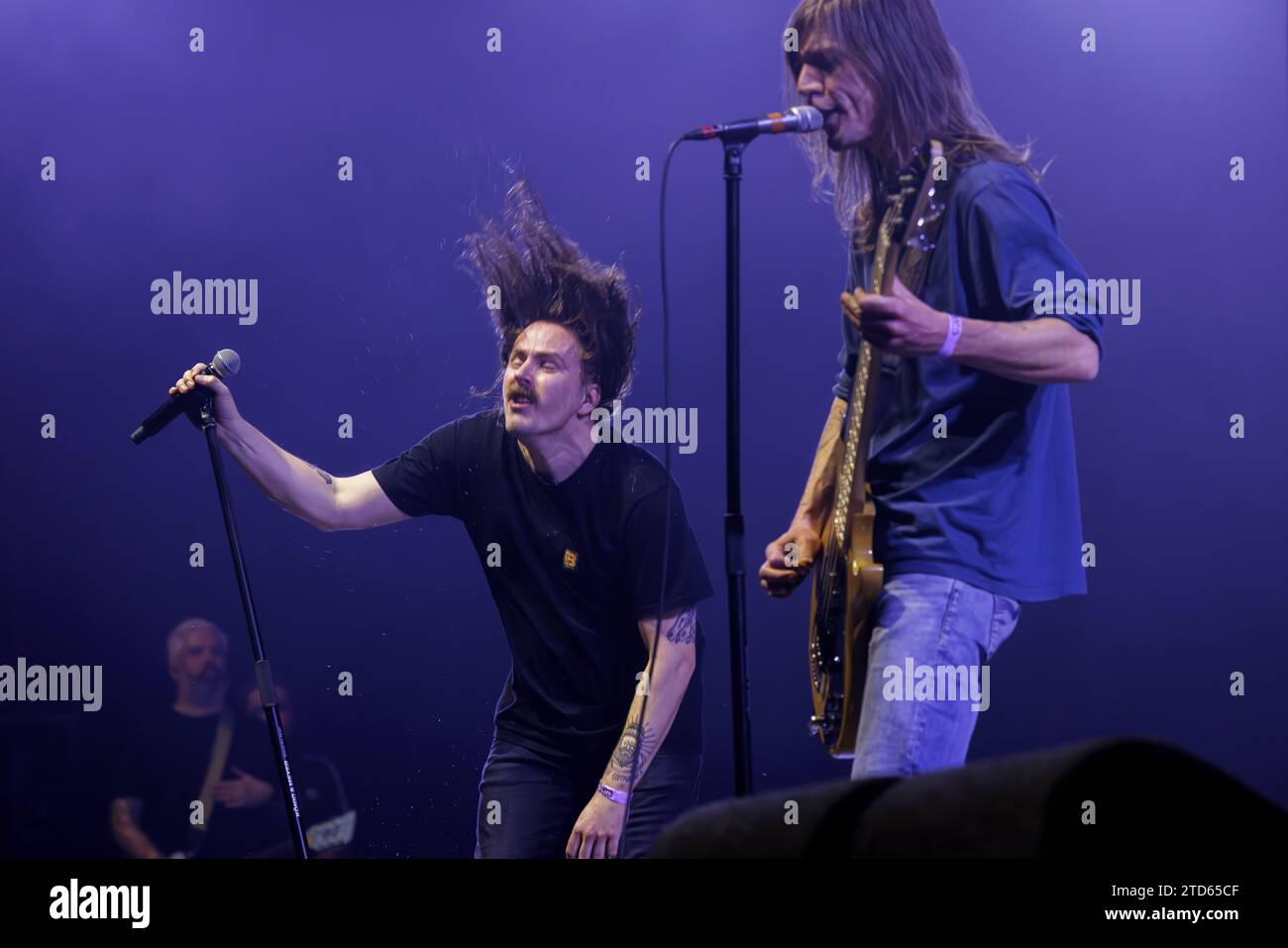 AMSTERDAM - The Dutch band John Coffey during a performance in AFAS ...