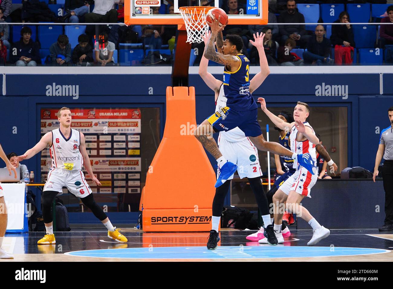 Deonta Smith Ikeon (Elachem Vigevano 1955) during Wegreenit Urania ...