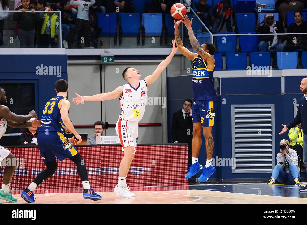 Deonta Smith Ikeon (Elachem Vigevano 1955) during Wegreenit Urania ...