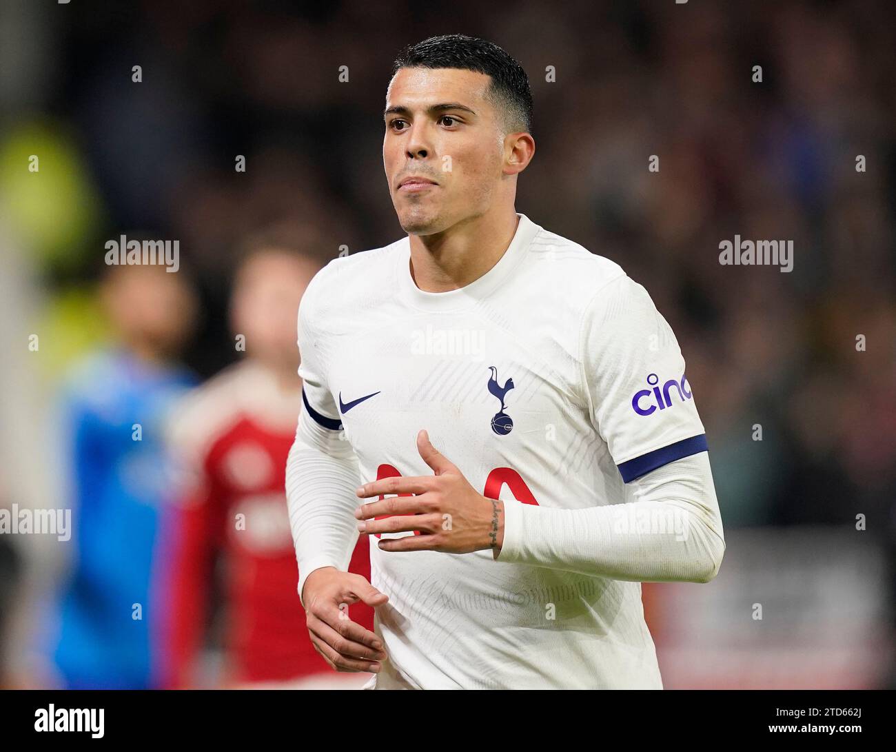 Nottingham, England, 15th December 2023. Pedro Porro of Tottenham ...