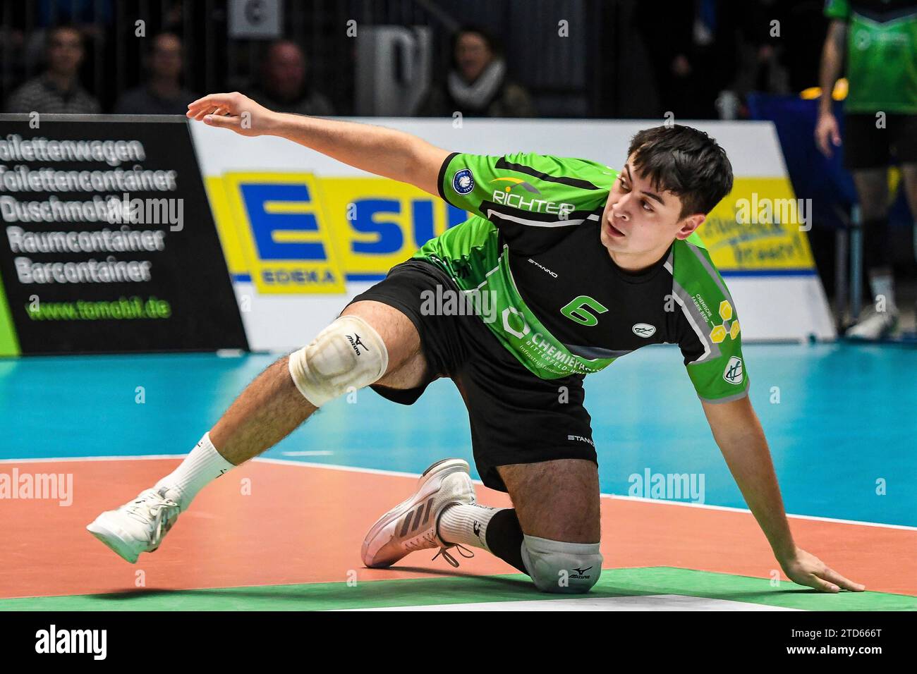 16.12.2023, Spacetech Arena, Friedrichshafen, GER, VBL, VfB Friedrichshafen vs VC Bitterfeld ...