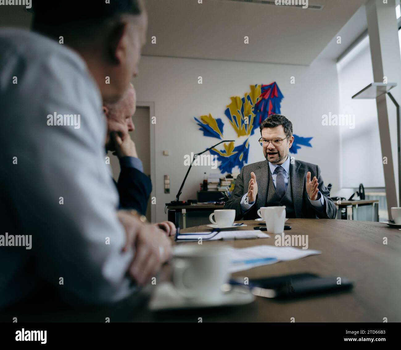 Marco Buschmann FDP, Bundesminister der Justiz, aufgenommen im Rahmen ...
