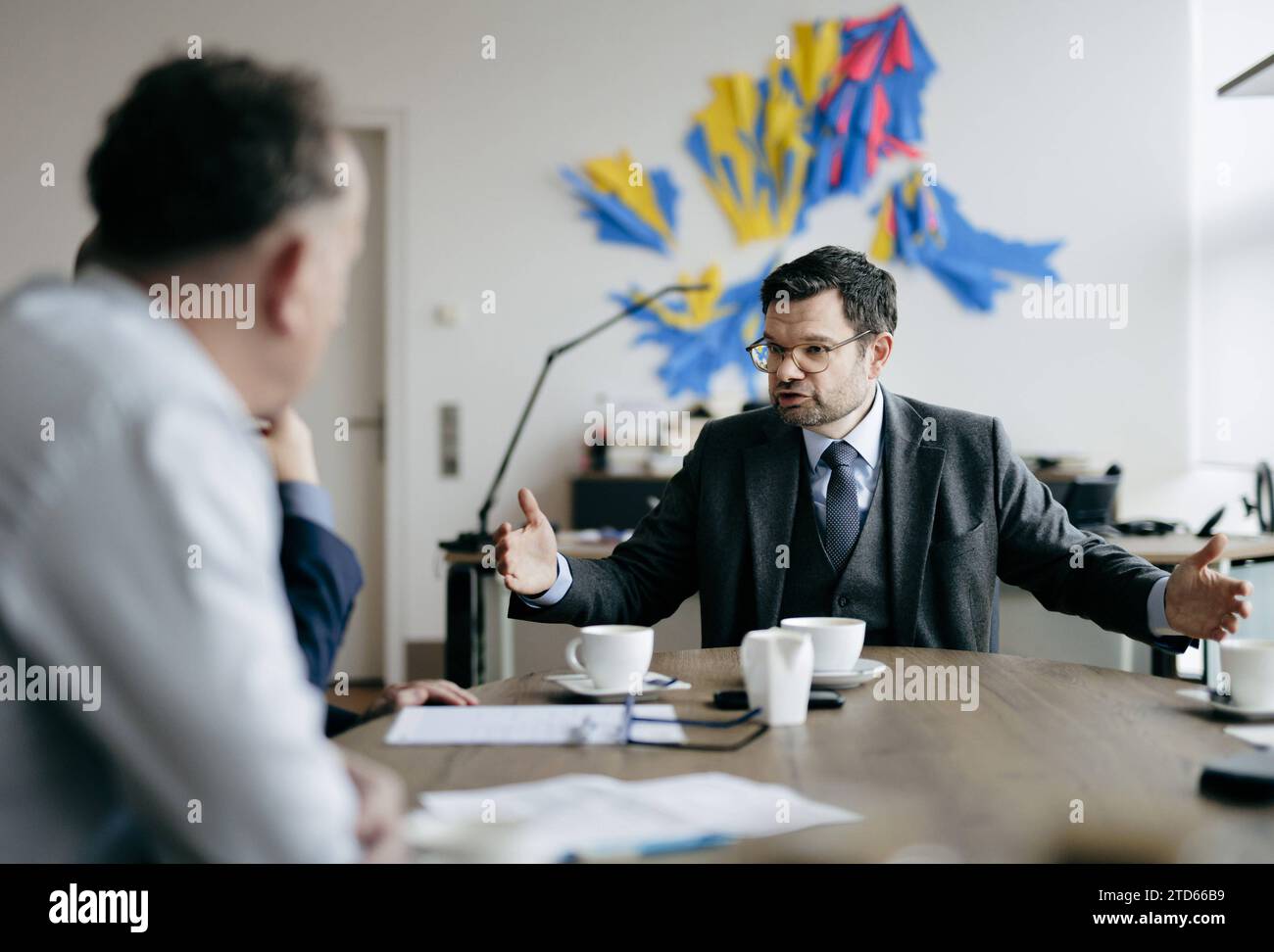 Marco Buschmann FDP, Bundesminister der Justiz, aufgenommen im Rahmen ...