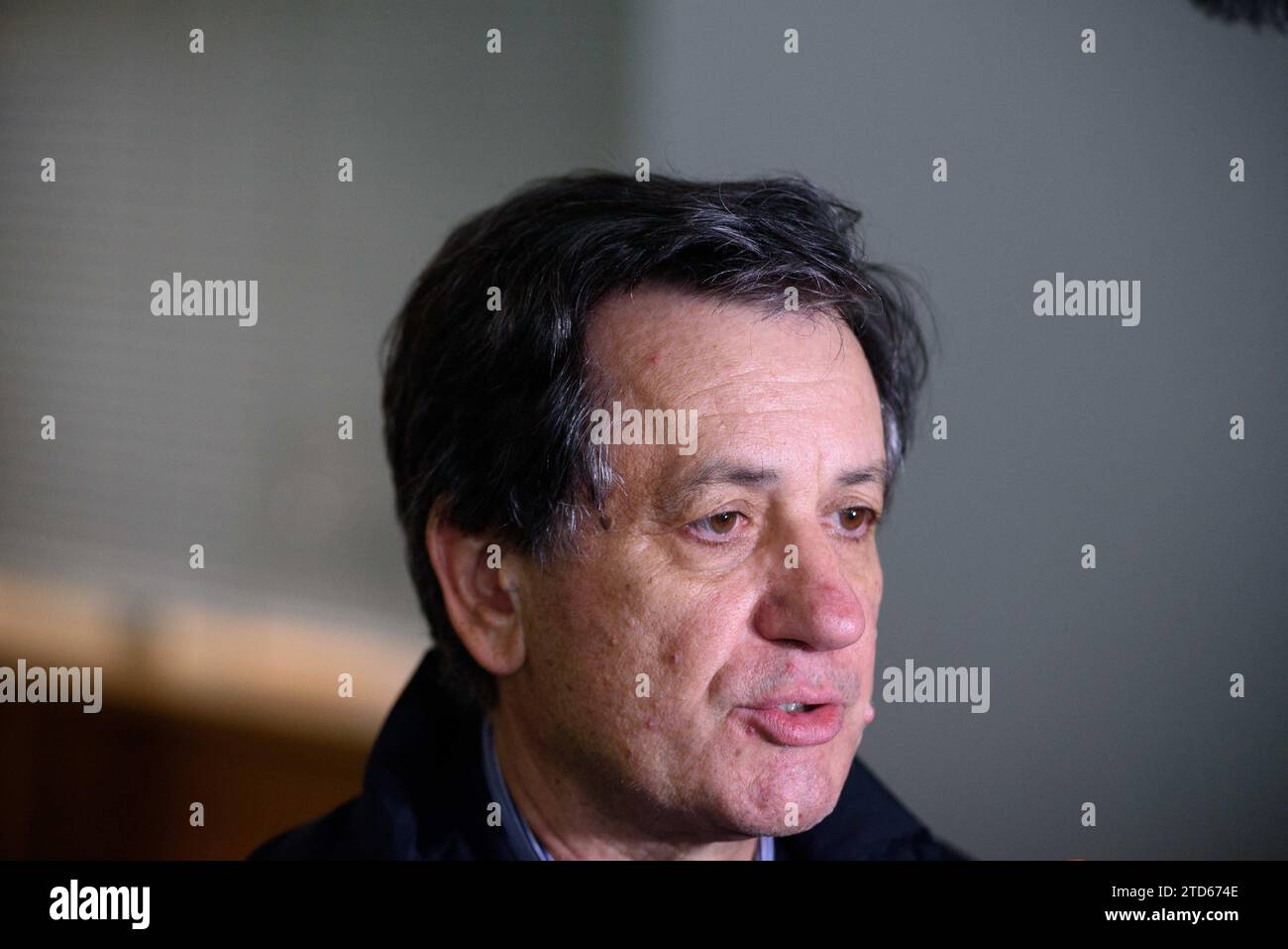 Lawyer Seban addresses the press during the 14th day of Monique Olivier ...