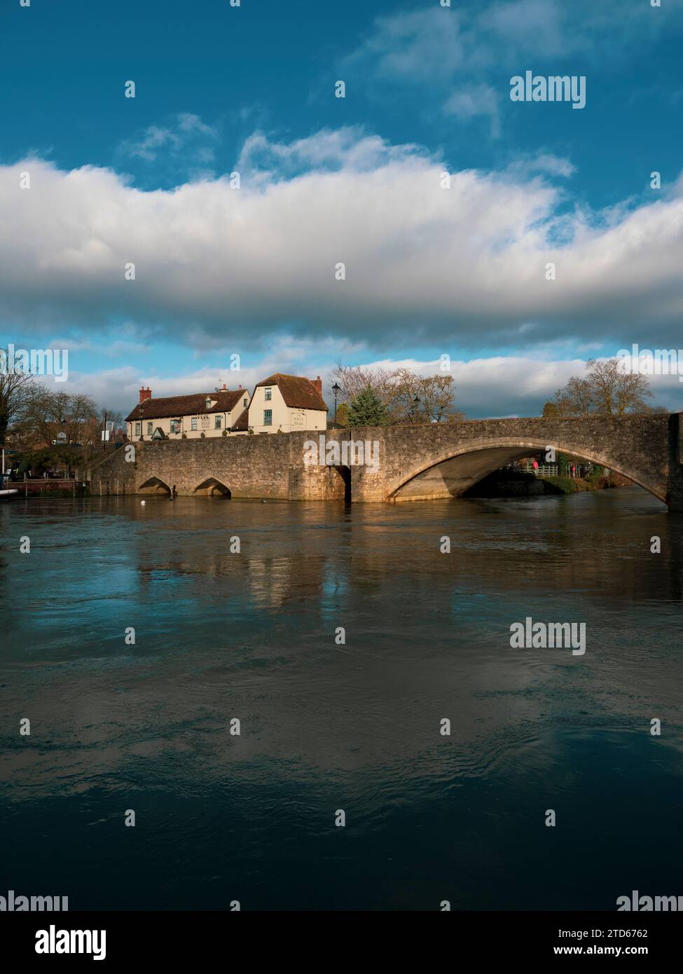 High Water, River Thames, Abingdon Bridge, Abingdon, Oxfordshire ...