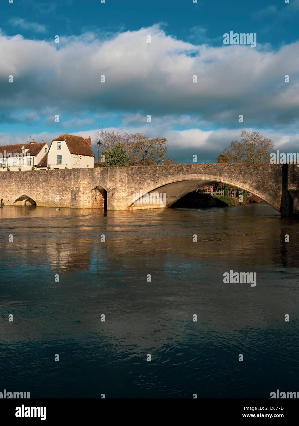 High Water, River Thames, Abingdon Bridge, Abingdon, Oxfordshire ...