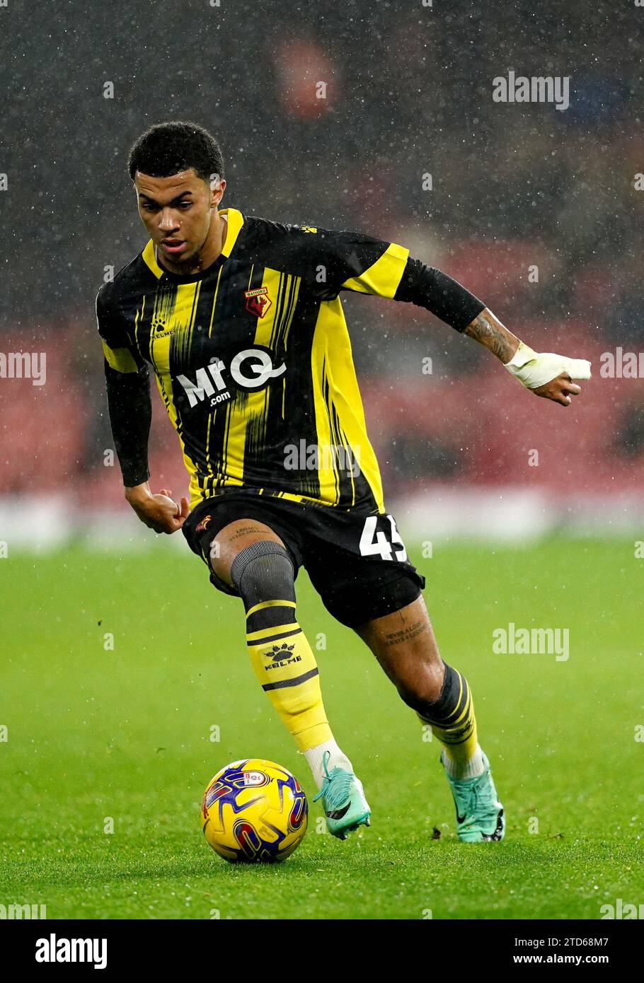 Watford’s Ryan Andrews during the Sky Bet Championship match at ...