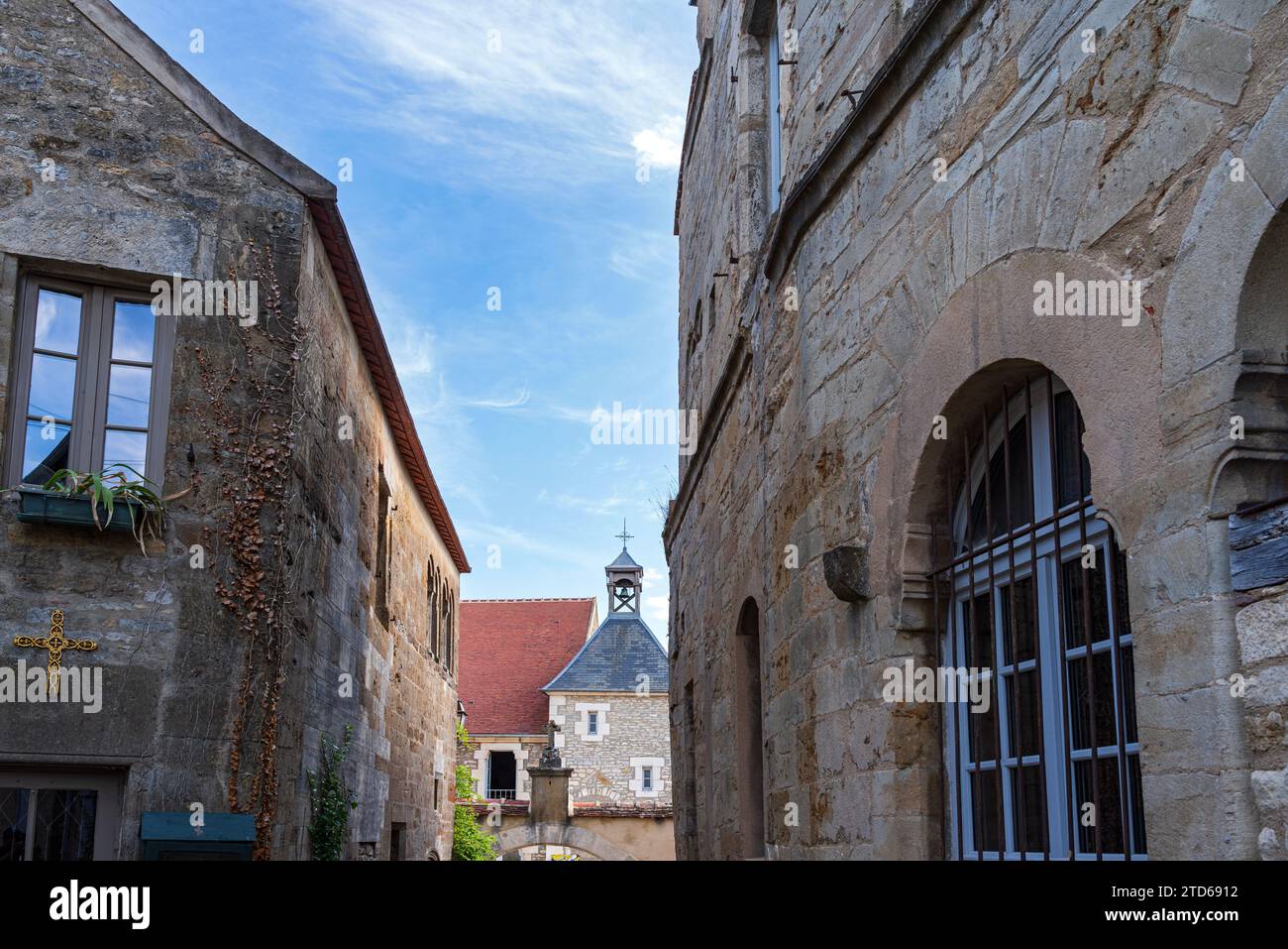 former hospital now a performing arts center in vezelay viewed between ...