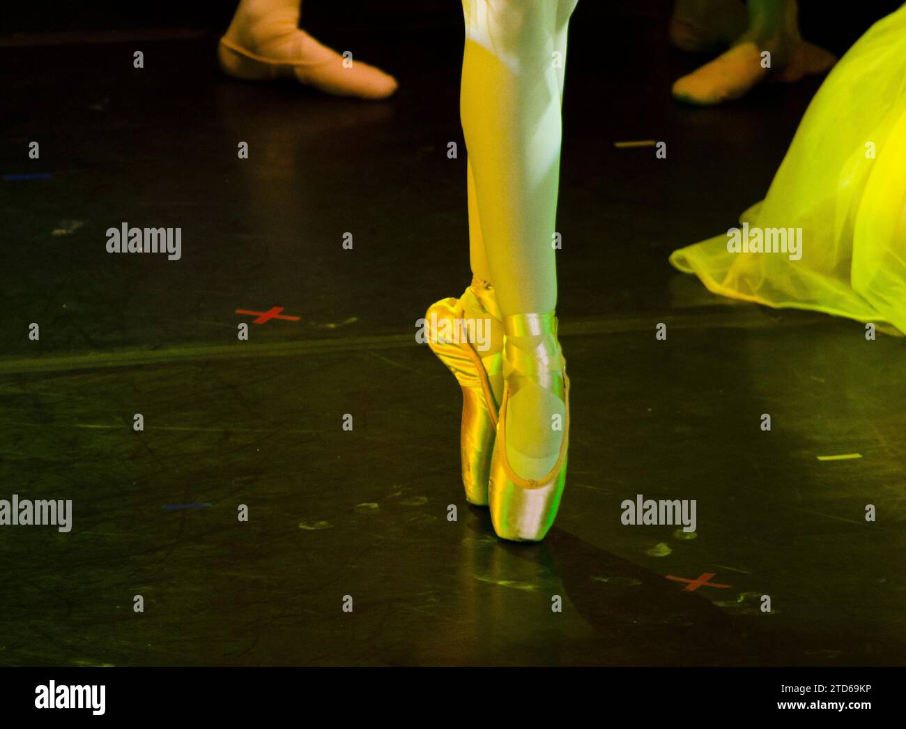 feet of toe dancer dancing Stock Photo - Alamy