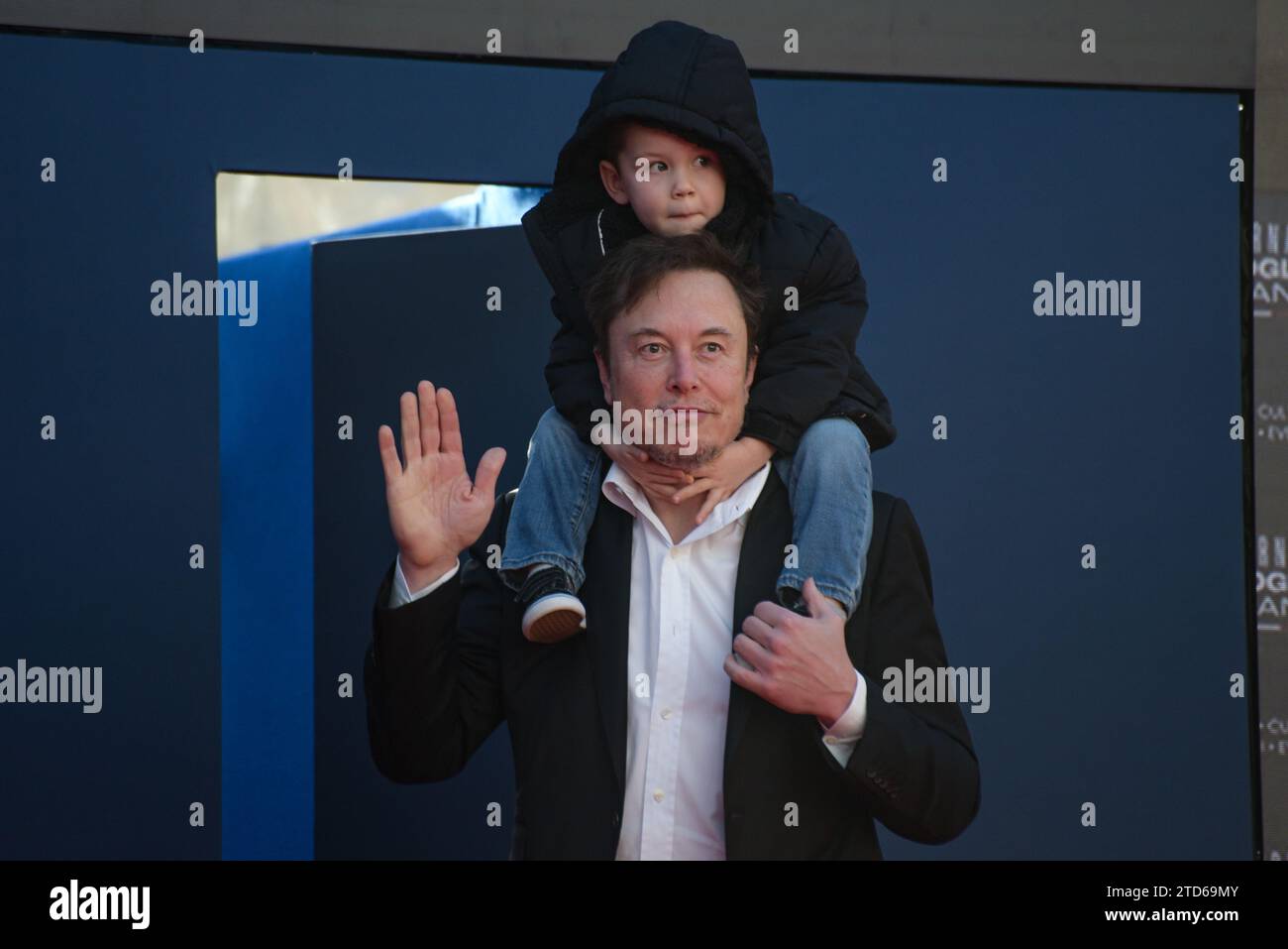 Rome, Italy. 16th Dec, 2023. Elon Musk attends at Atreju 2023, the ...