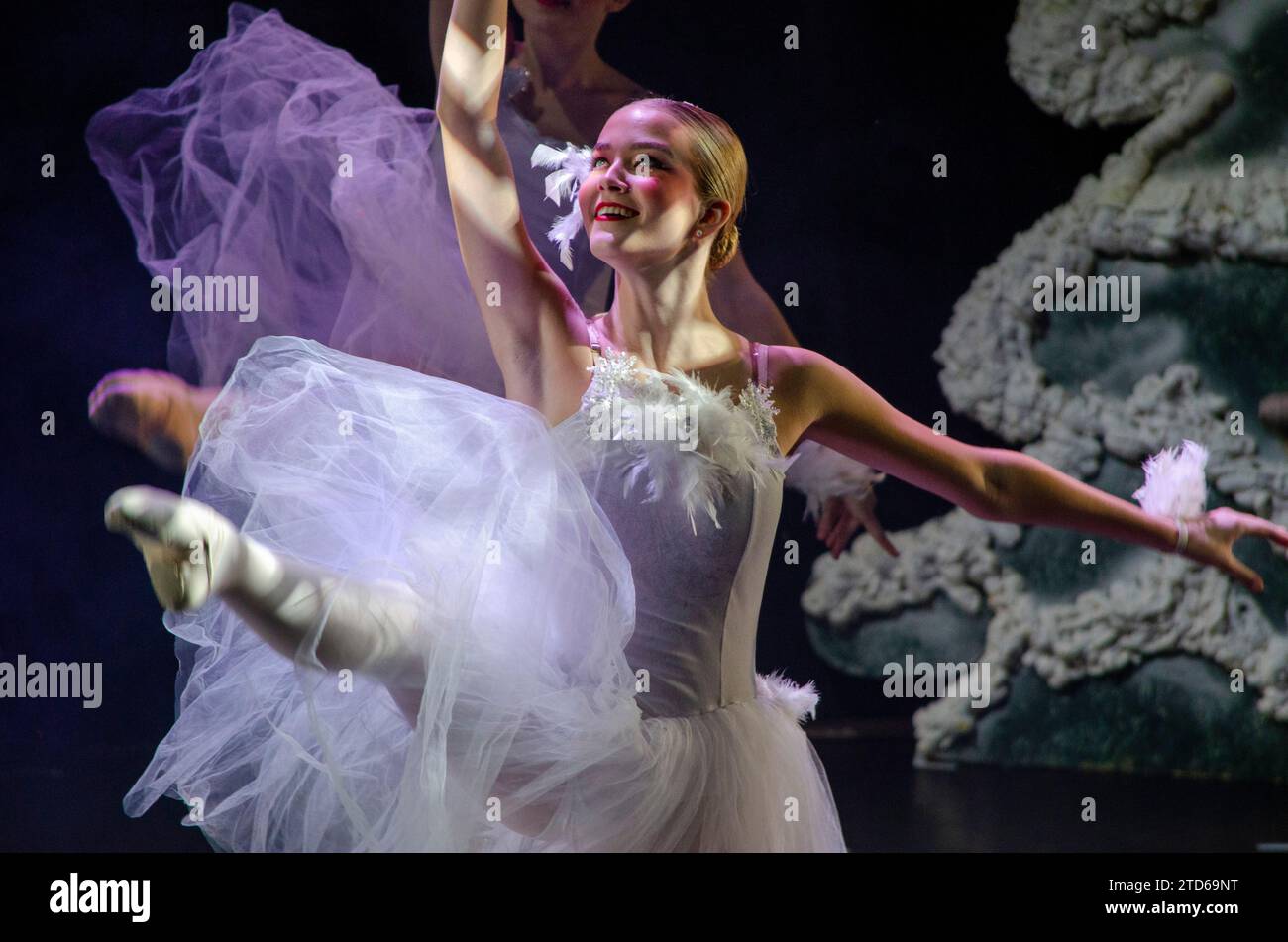 ballet dancer dancing on stage Stock Photo - Alamy