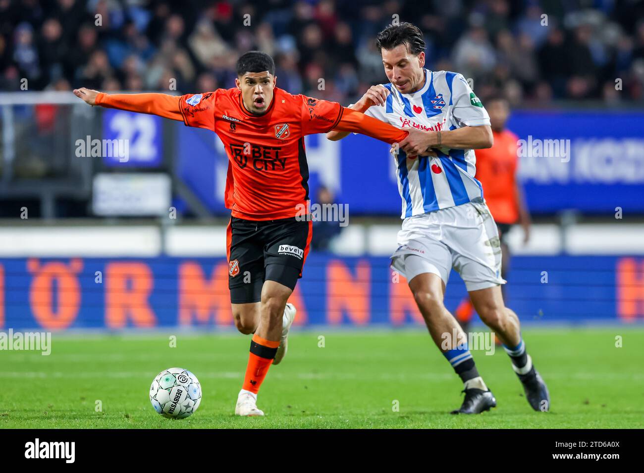 HEERENVEEN, NETHERLANDS - DECEMBER 16: Luke Le Roux of FC Volendam is ...