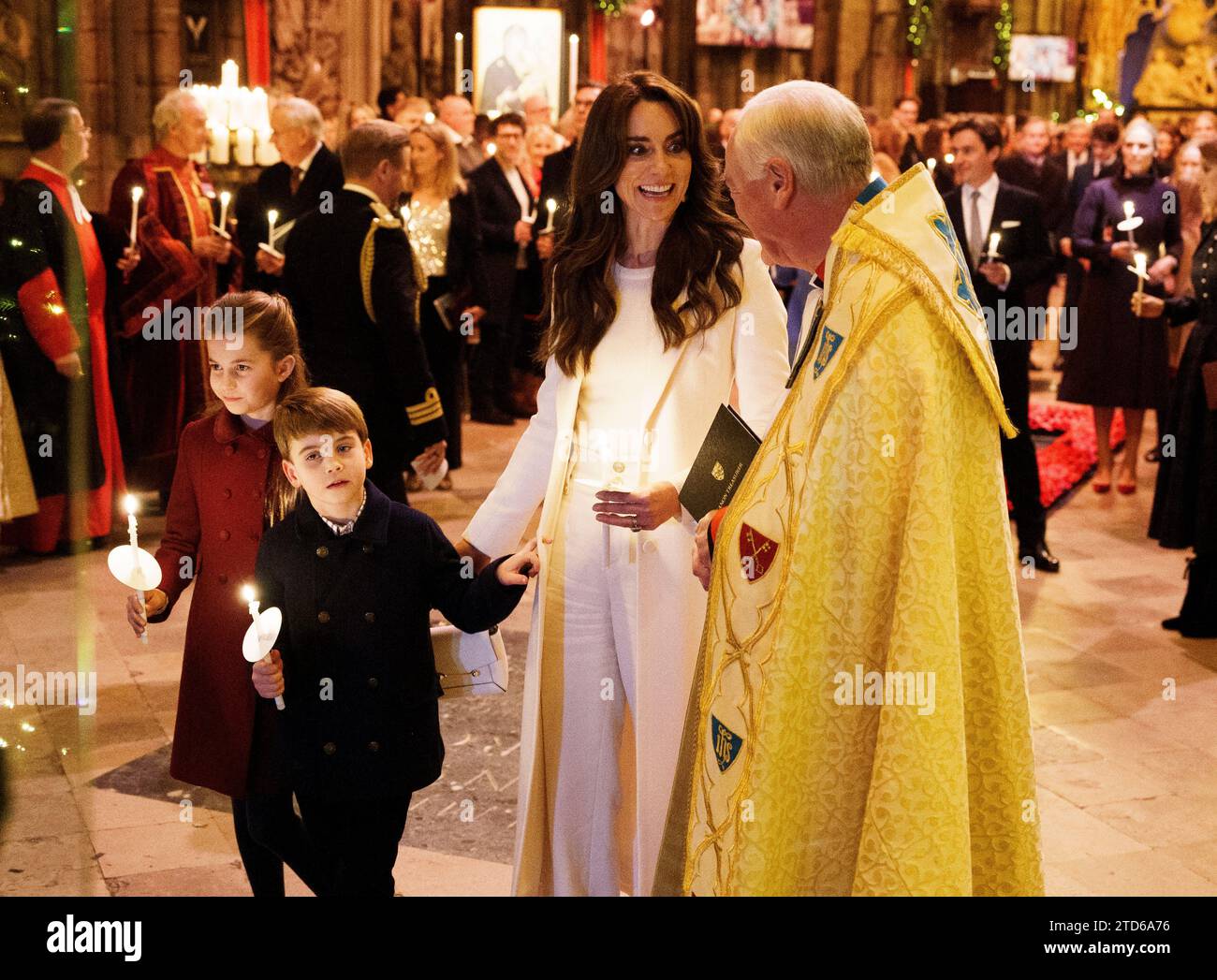 The Princess of Wales with Princess Charlotte, Prince Louis and the ...