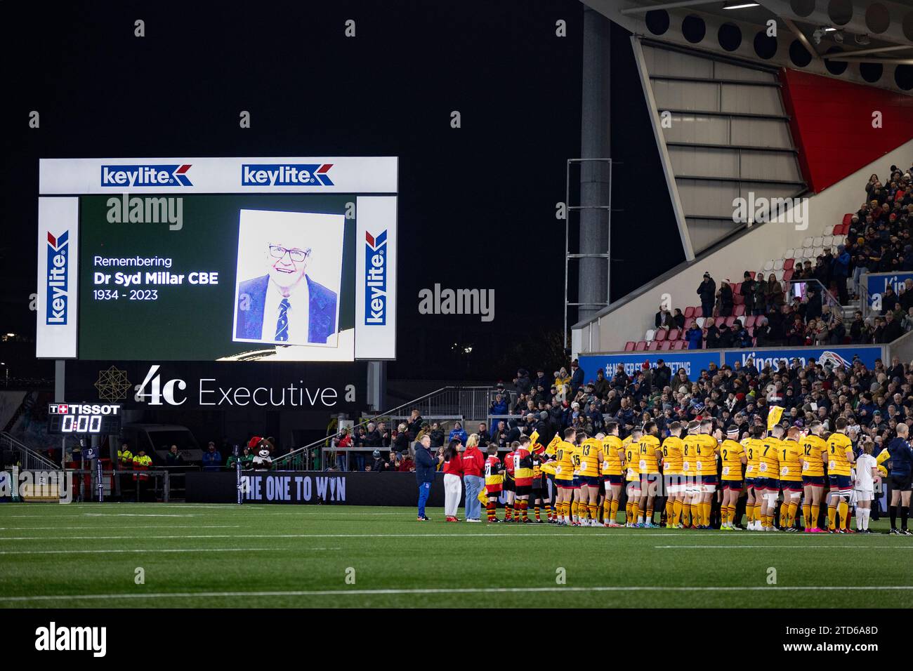 An image of Dr. Syd Millar, the former Northern Irish rugby union prop ...