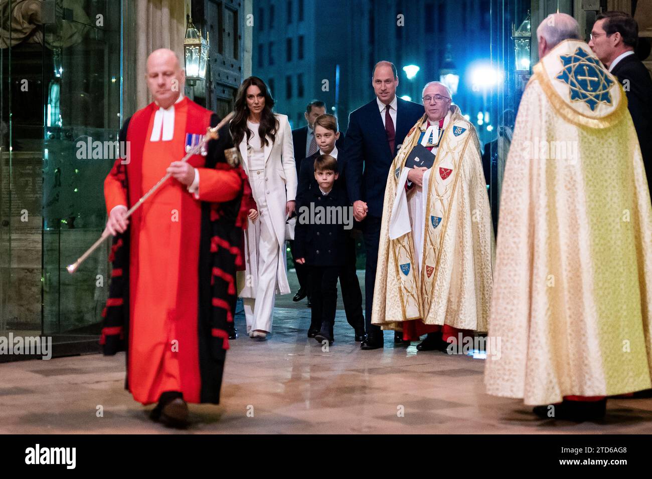 (left to right) The Princess of Wales, Princess Charlotte, Prince ...