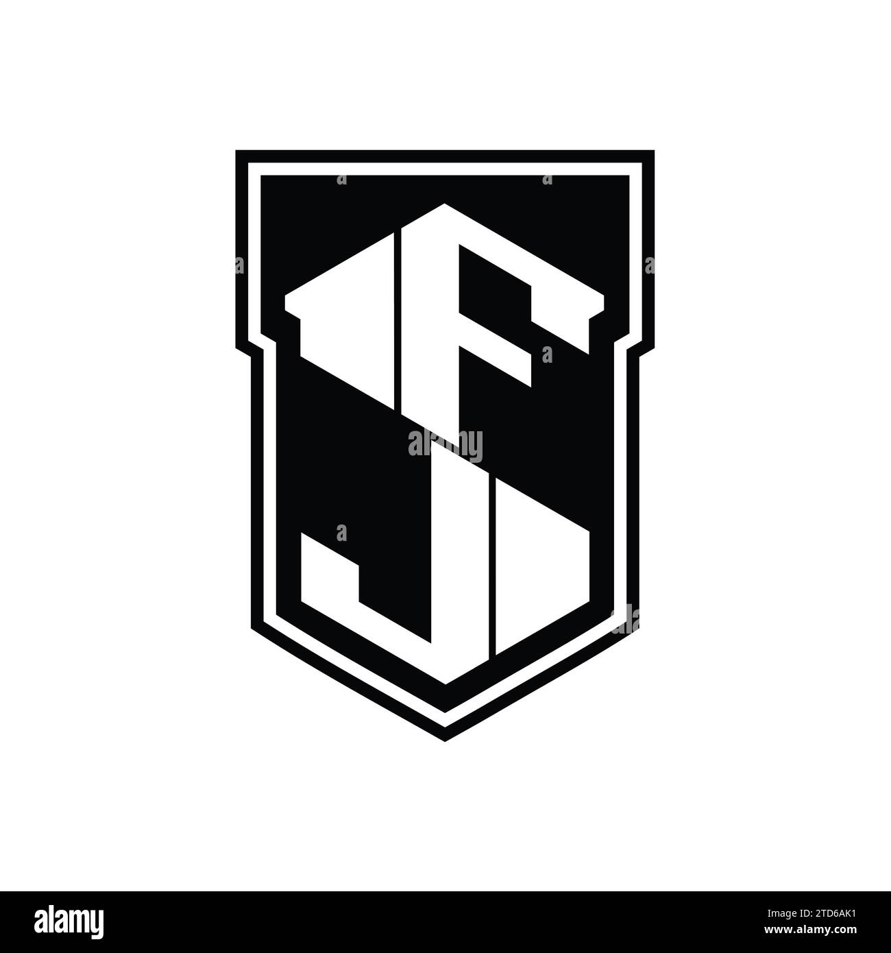 Letter fj logo hi-res stock photography and images - Alamy