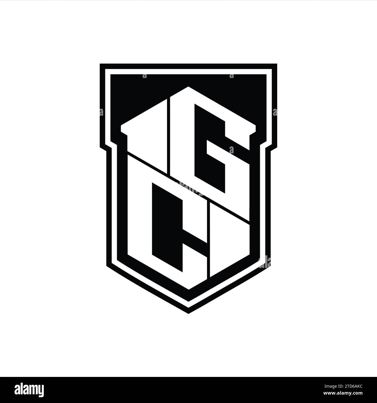 Logo initial gc hi-res stock photography and images - Alamy