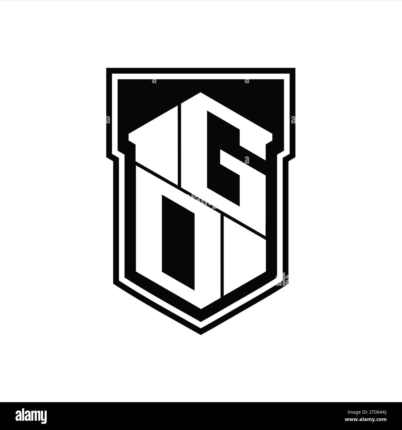 Letter gd logo hi-res stock photography and images - Alamy