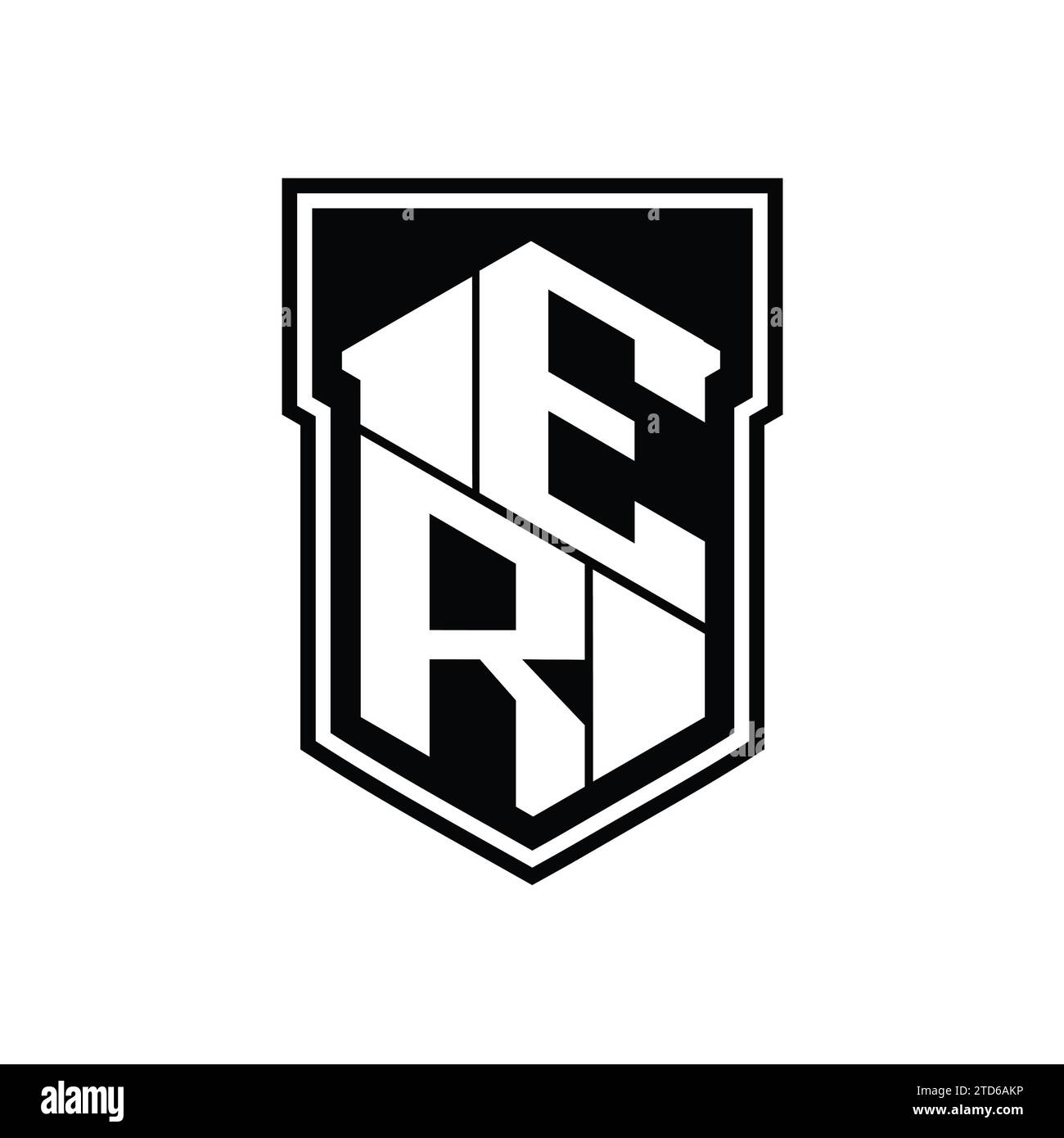 Letter er logo Cut Out Stock Images & Pictures - Alamy