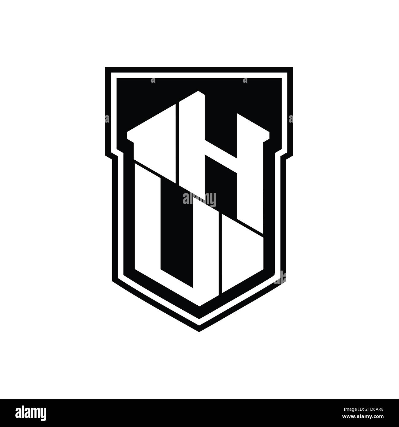 Hu letter design hi-res stock photography and images - Alamy