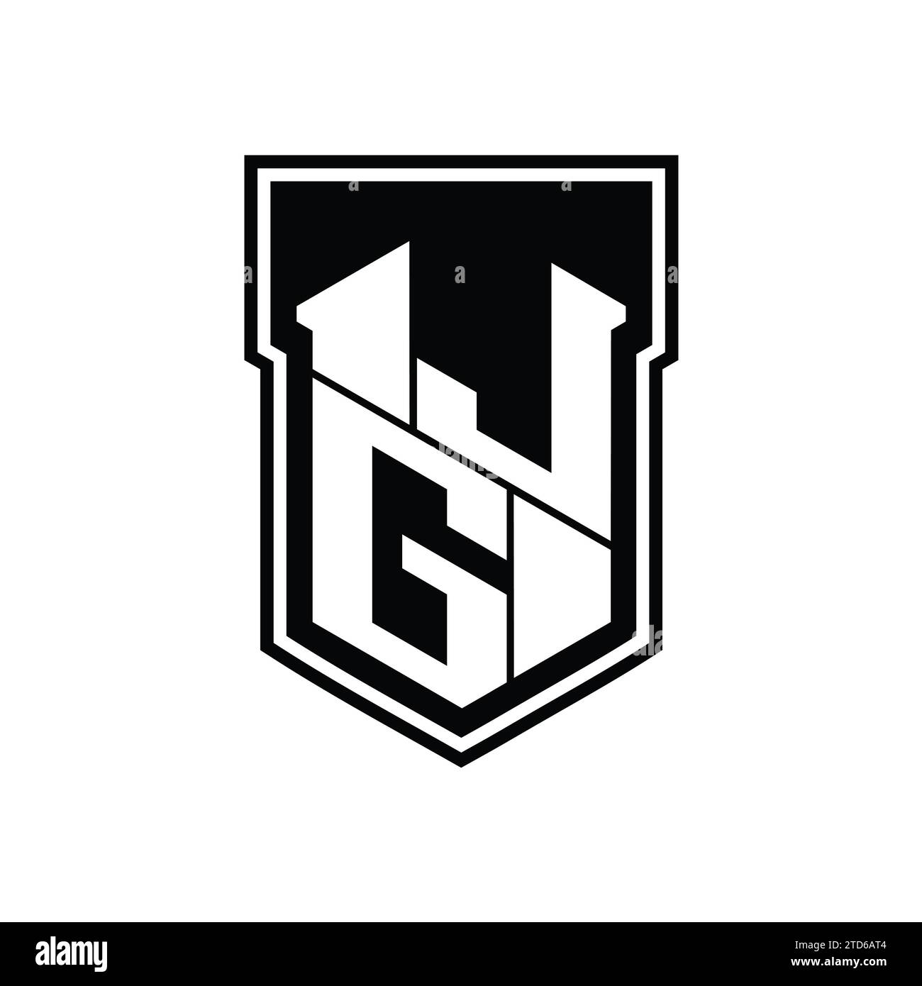 Letter jg logo hi-res stock photography and images - Alamy