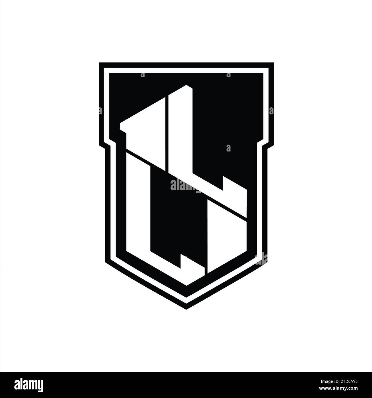 Initial ll logo hi-res stock photography and images - Alamy