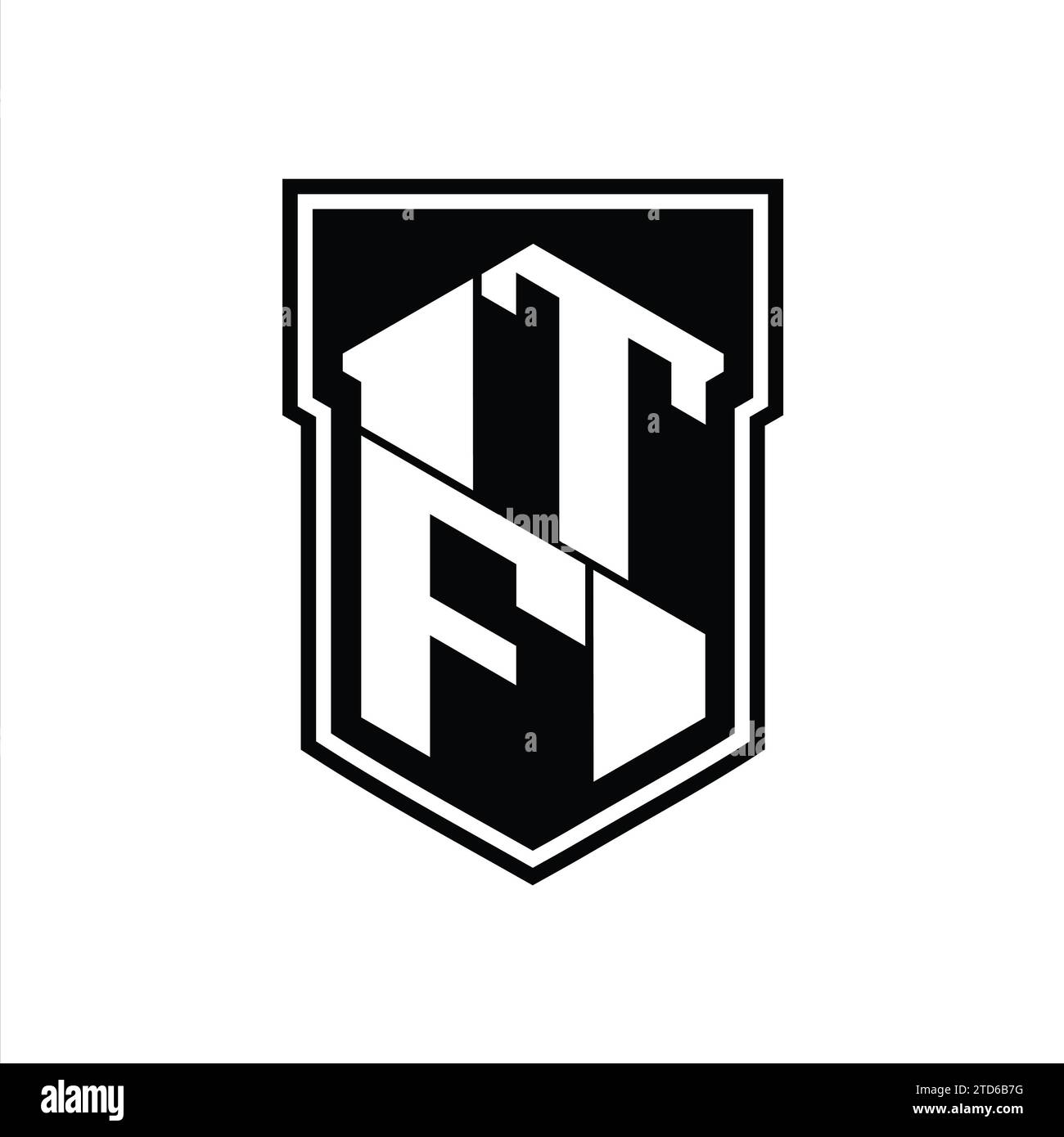 Tf letter logo hi-res stock photography and images - Alamy