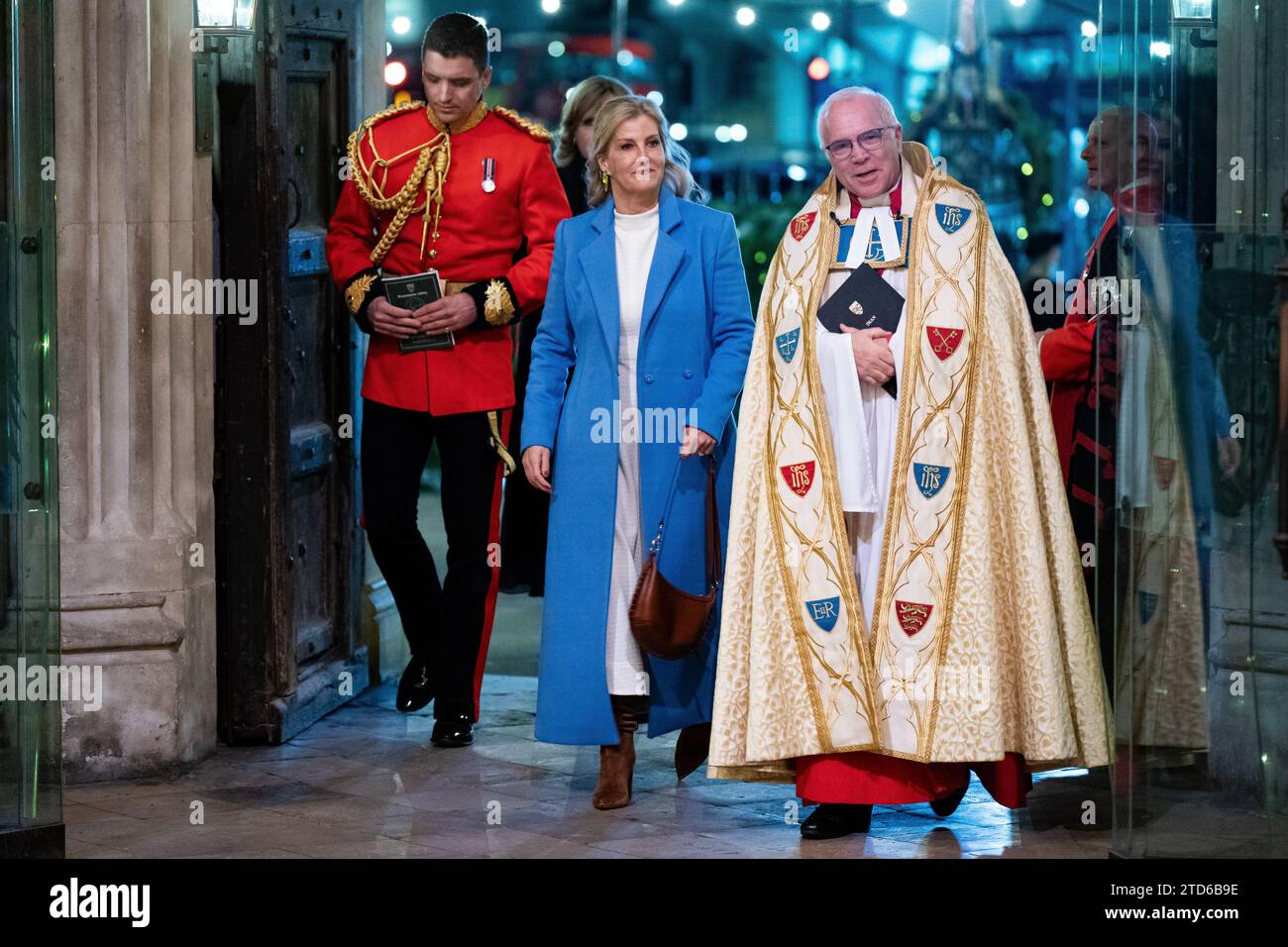 The Duchess Of Edinburgh With The Dean Of Westminster Abbey The Very