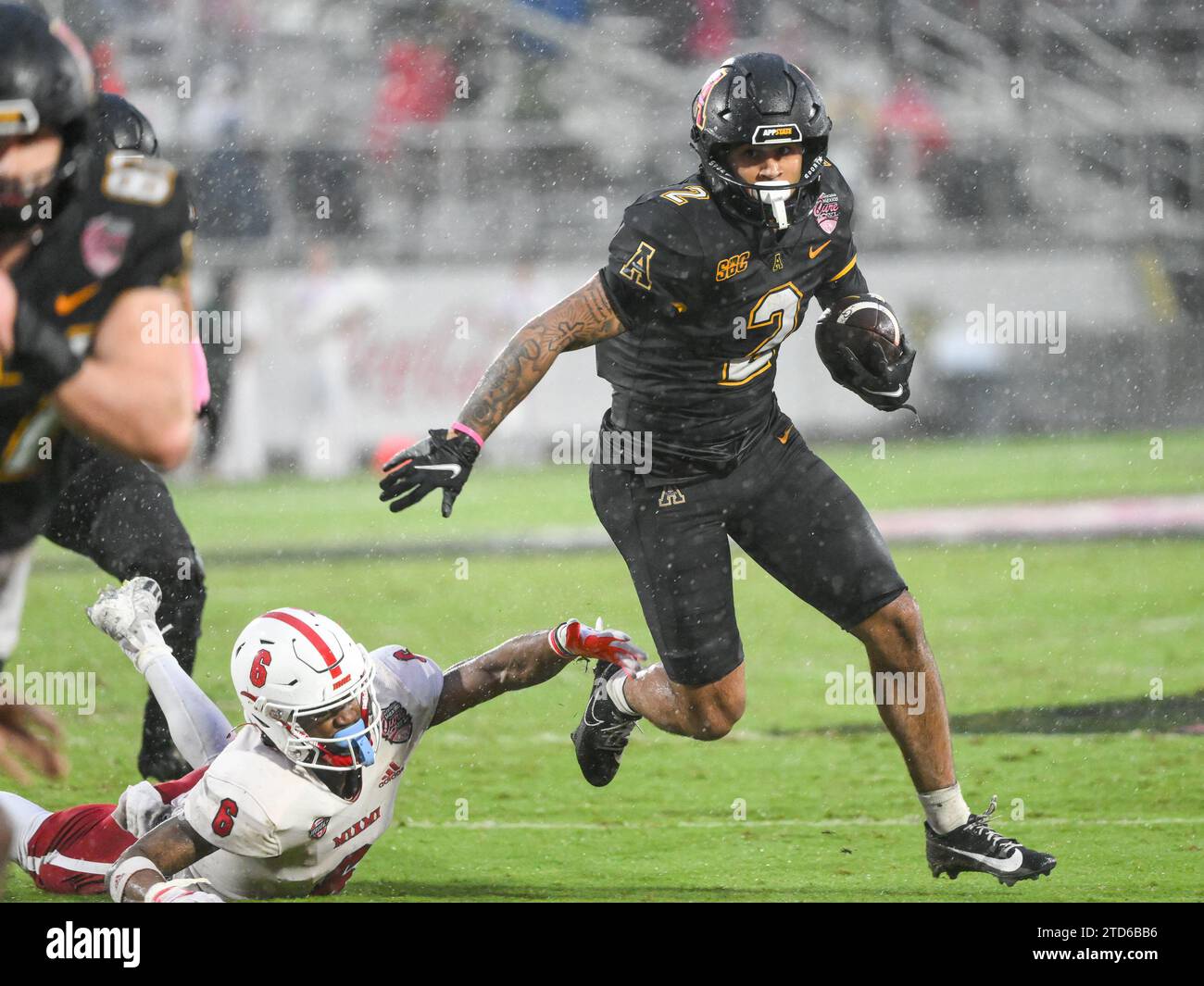 December 16, 2023: Appalachian State wide receiver Kaedin Robinson (2 ...