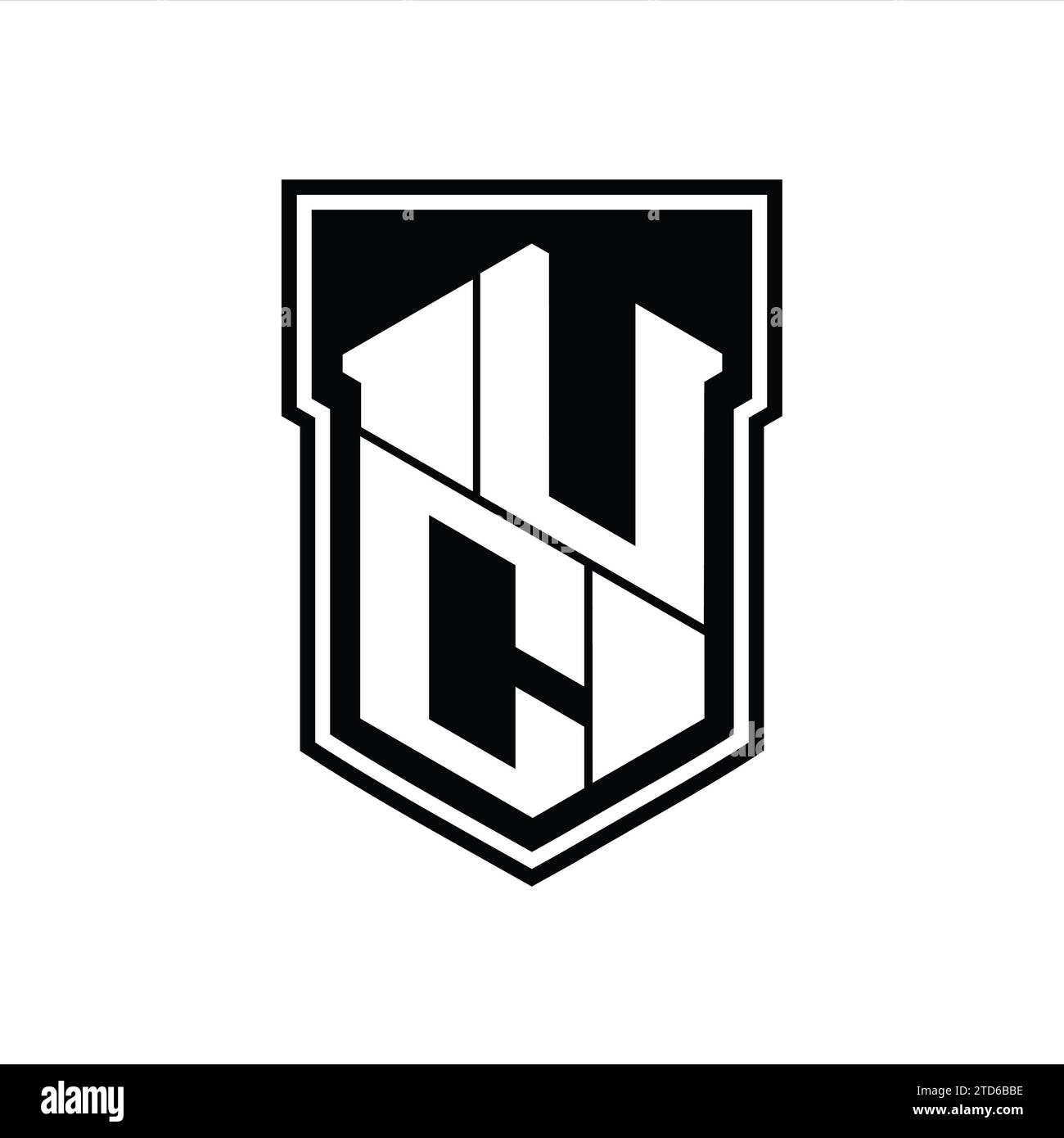 Uc monogram logo hi-res stock photography and images - Alamy