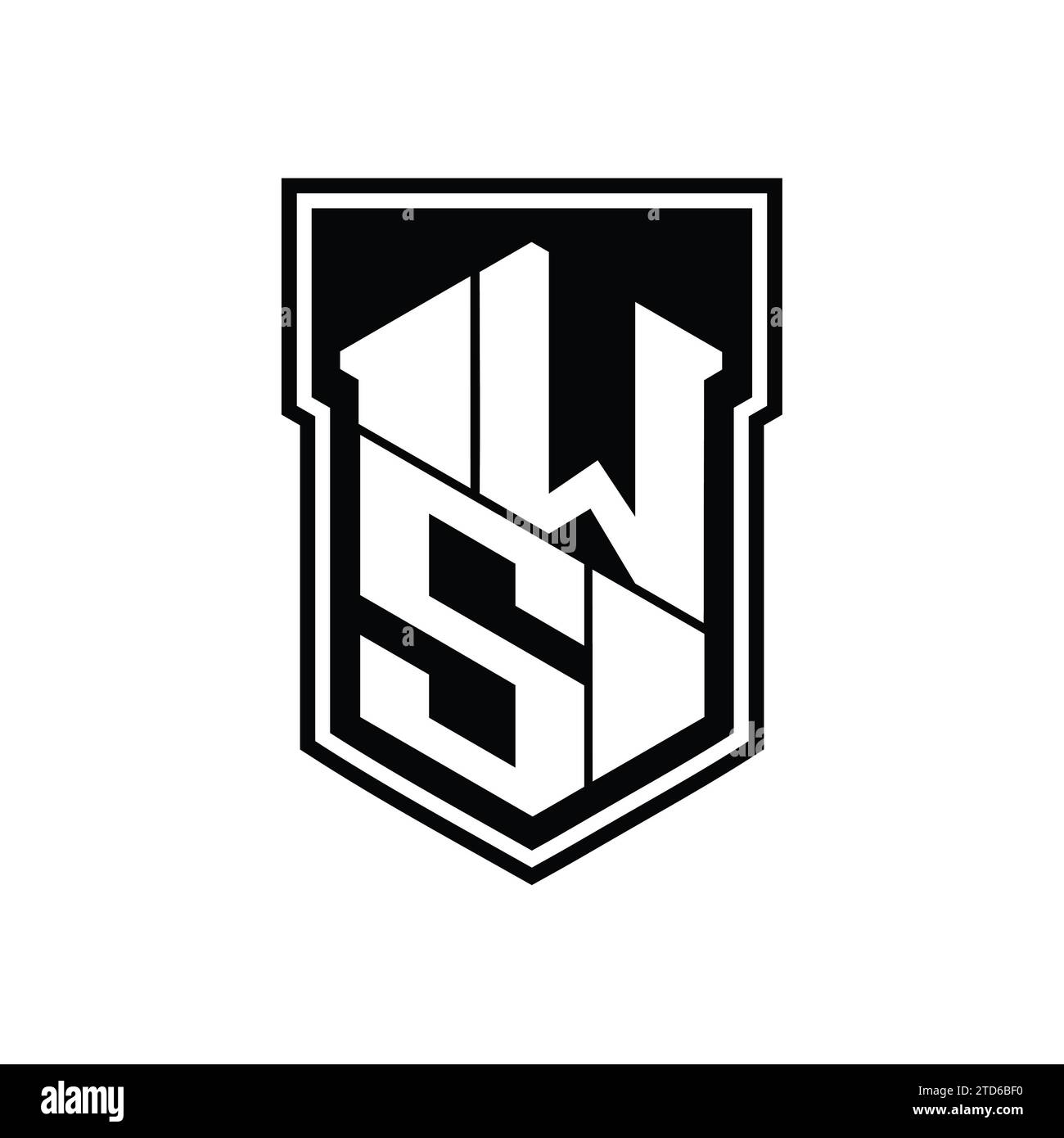 Letter ws logo Cut Out Stock Images & Pictures - Alamy