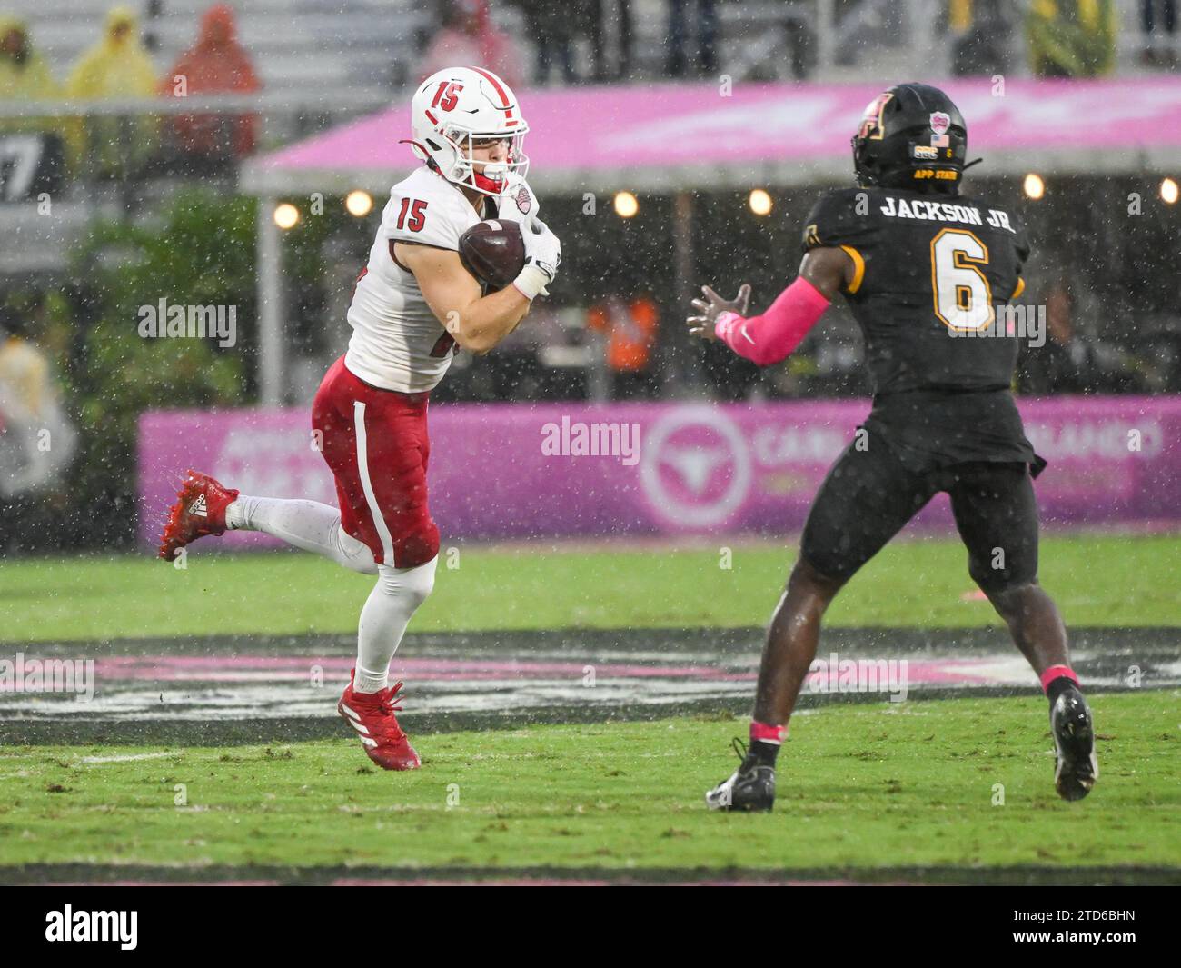 December 16, 2023: Miami (Oh) wide receiver Cade McDonald (15) catches ...