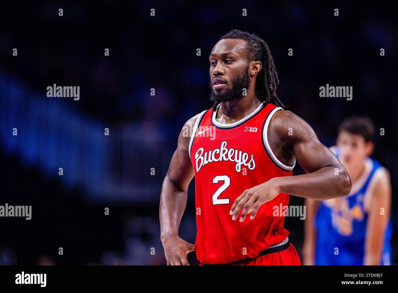 December 16, 2023: Ohio State Buckeyes guard Bruce Thornton (2) during ...