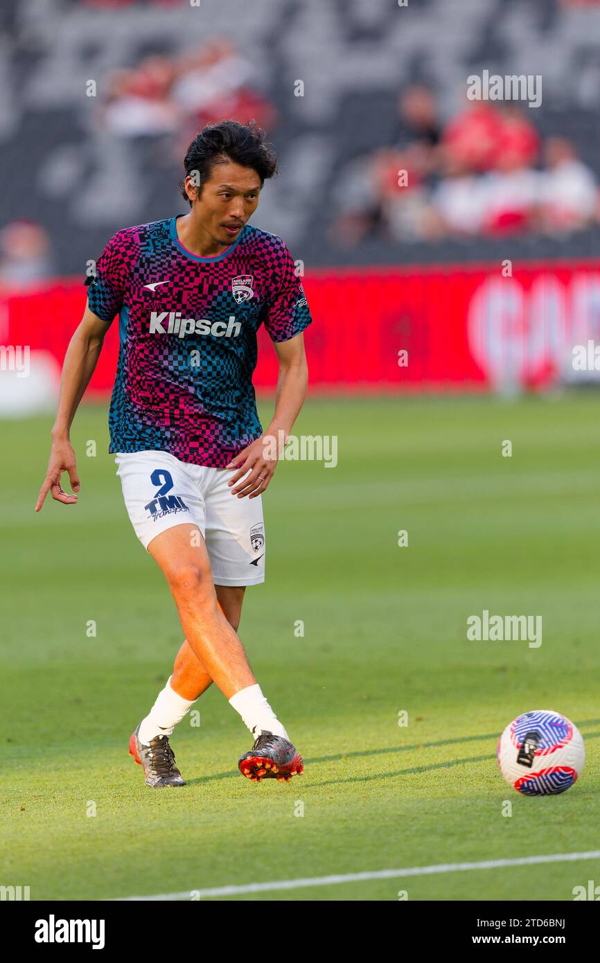 Hiroshi Ibusuki of Adelaide United warms up before the A-League Men Rd8 ...