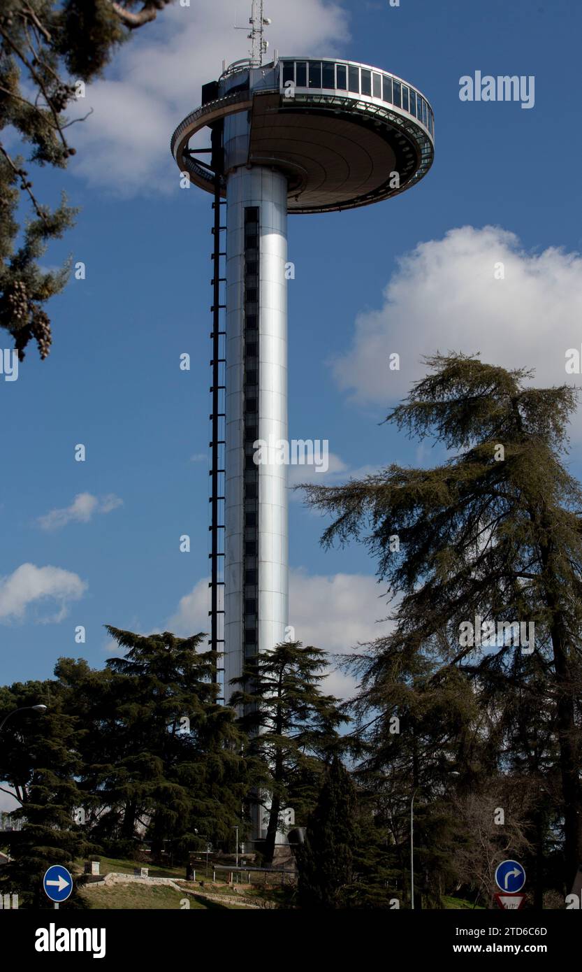 Madrid, 02/13/2015. Report from the Moncloa Lighthouse. Photo: Ignacio ...