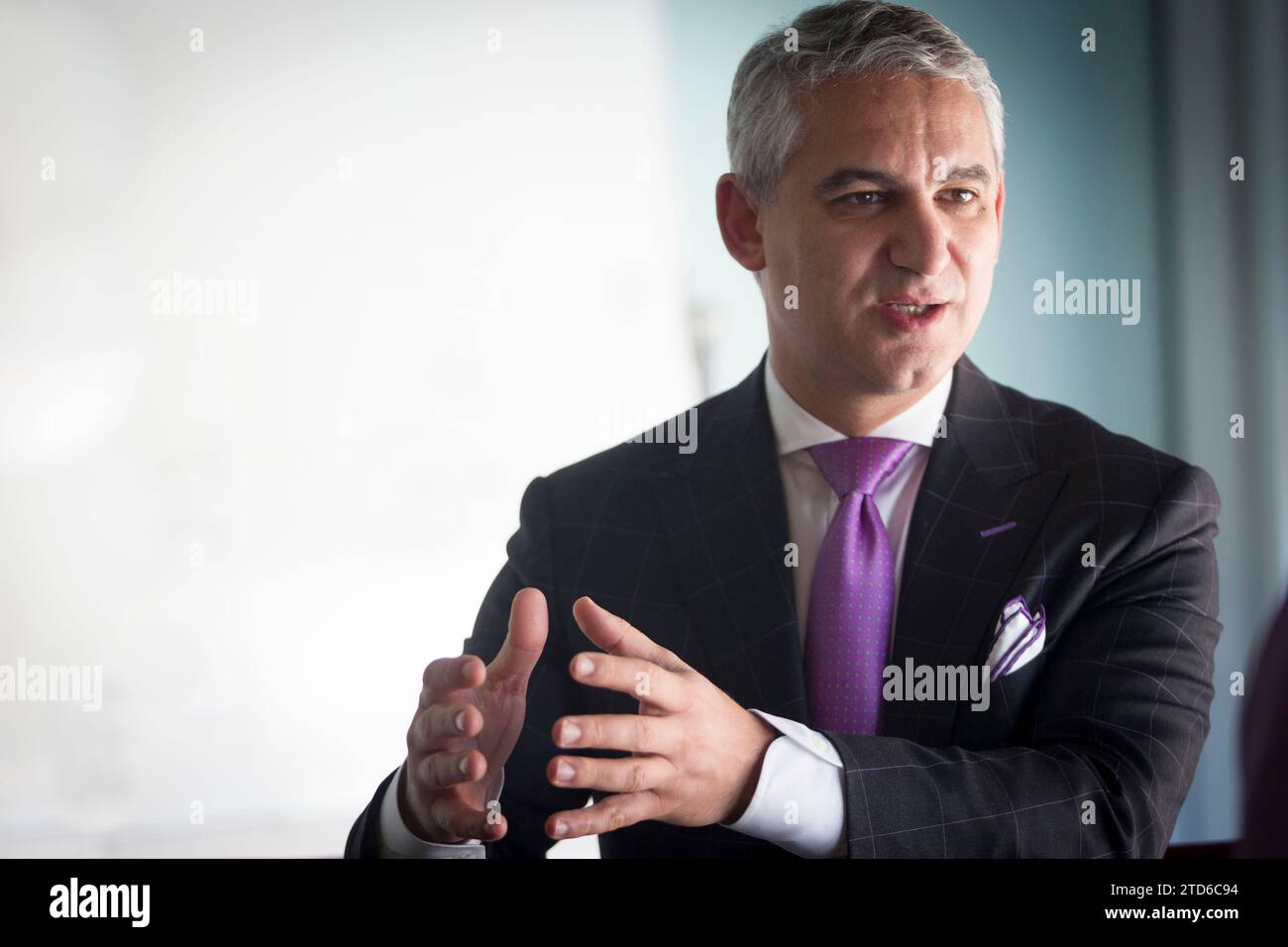 Madrid, 03/05/2015. Interview with David Samadi. Photo: Isabel Permuy ...