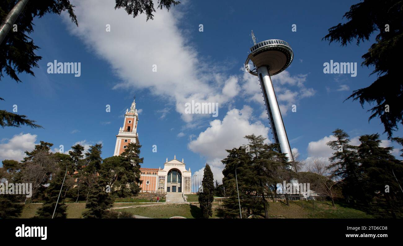 Madrid, 02/13/2015. Report from the Moncloa Lighthouse. Photo: Ignacio ...